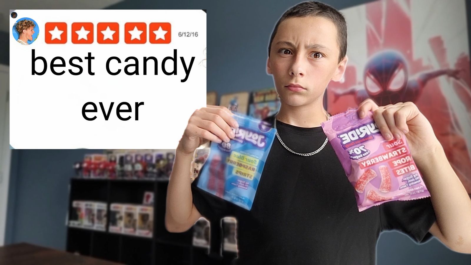 sour blue raspberry strips – JOYRIDE