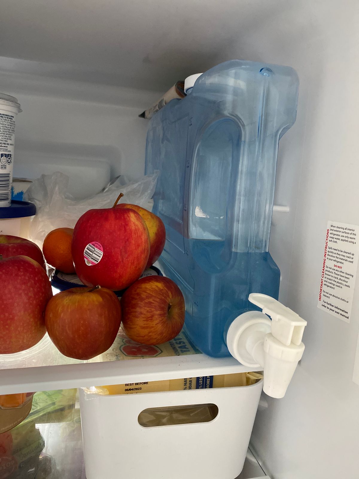 Fridge Bottle | Pure Water Systems | Fridge Water Storage