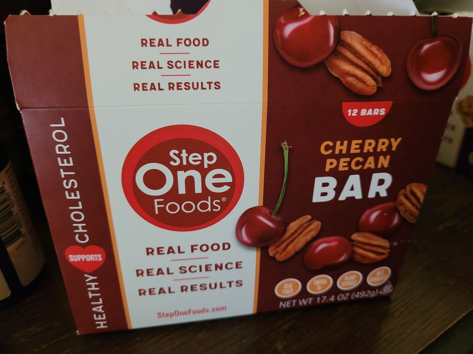 Cholesterol Lowering Bar, Cherry Pecan | Step One Foods
