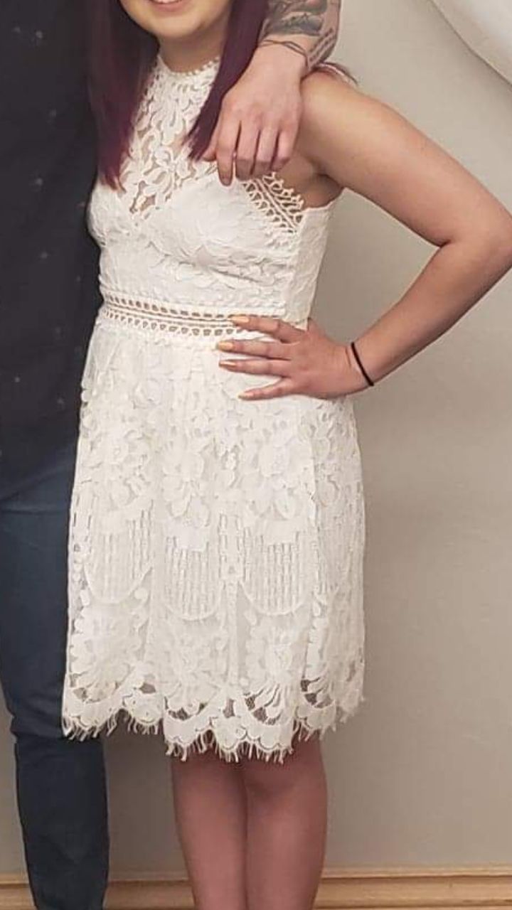 White Lace Short Dress | Cute Dresses – Saved by the Dress