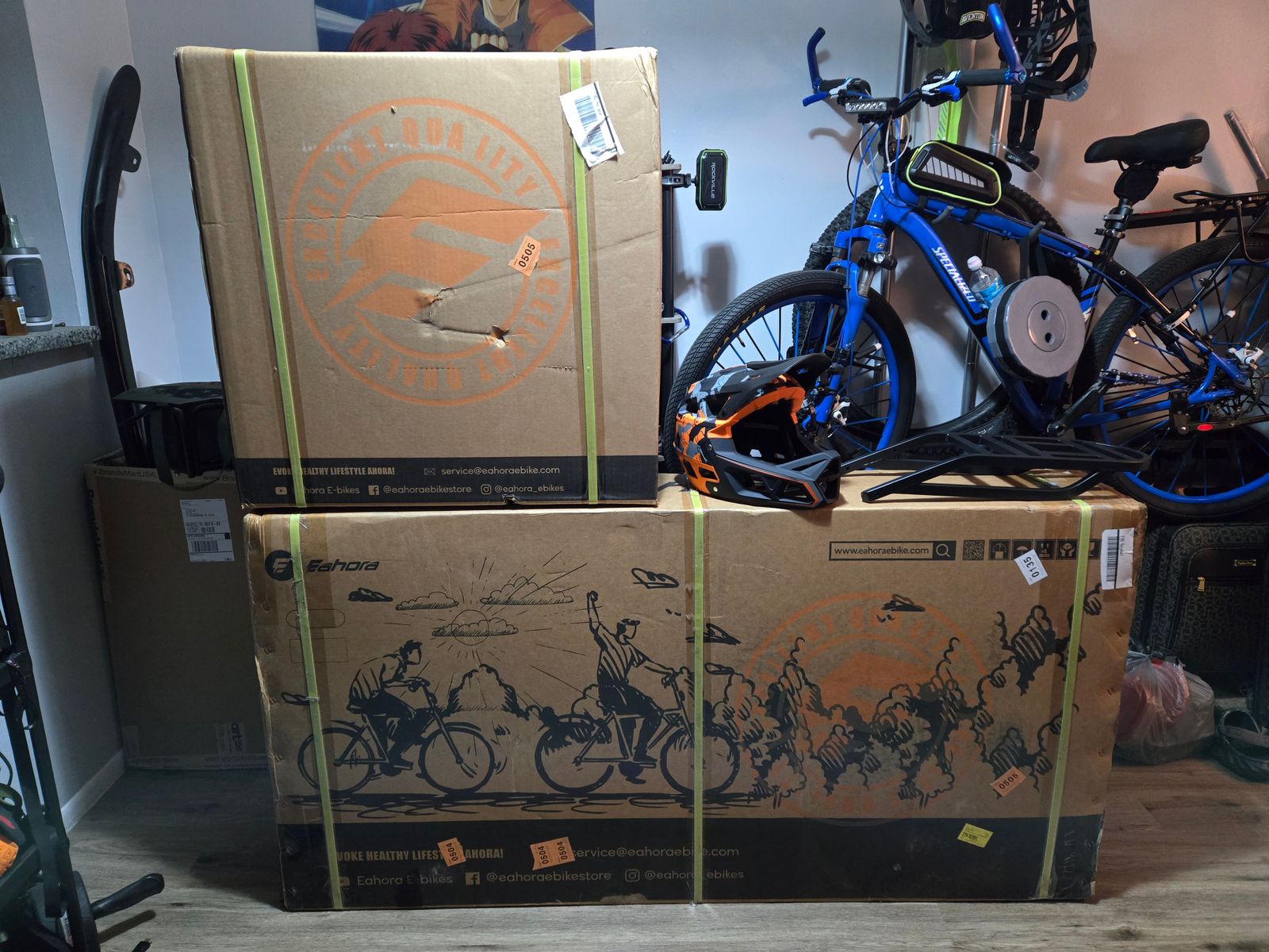 Eahora Romeo Pro II Ebike - 26" 3000W AWD Electric Bike 41 Mph 104 Mi