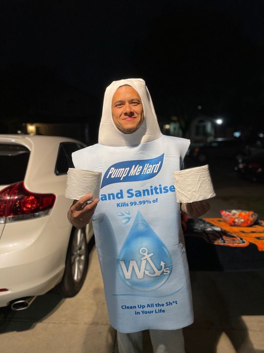 Hand Sanitizer Adult Costume Tunic | One Size | Free Shipping