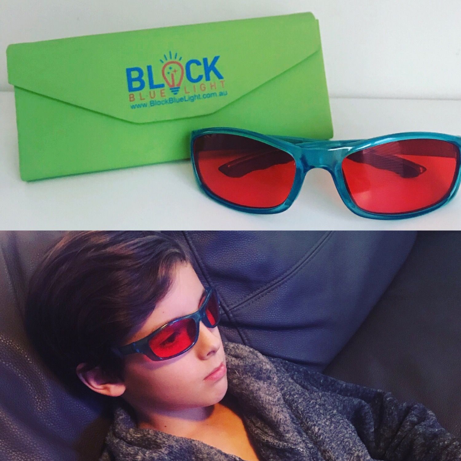 Kids Blue Light Day Computer Glasses - Crystal | BlockBlueLight