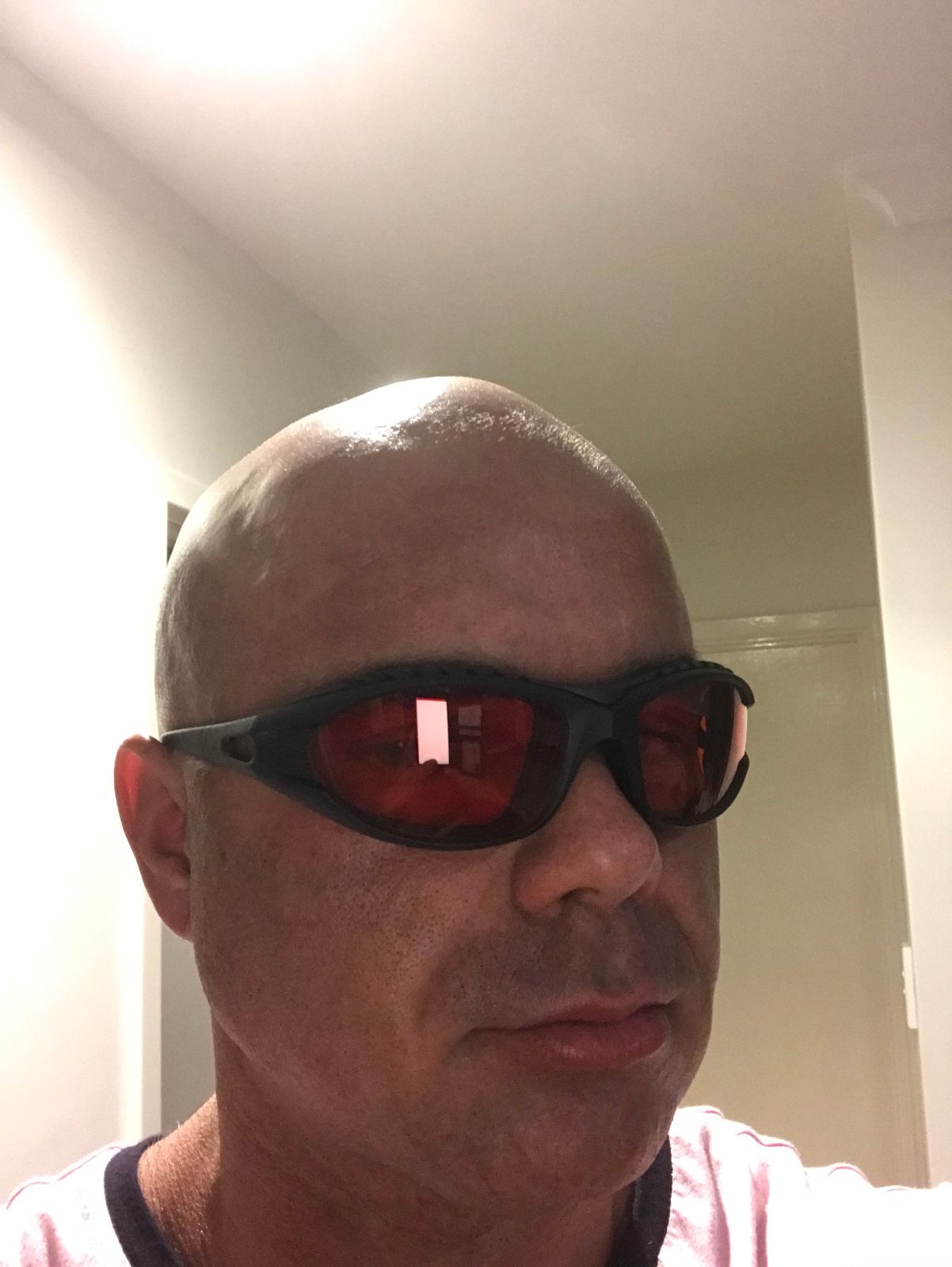 NightFall True Red Lens Blue Blocking Glasses - Dark Black Frame