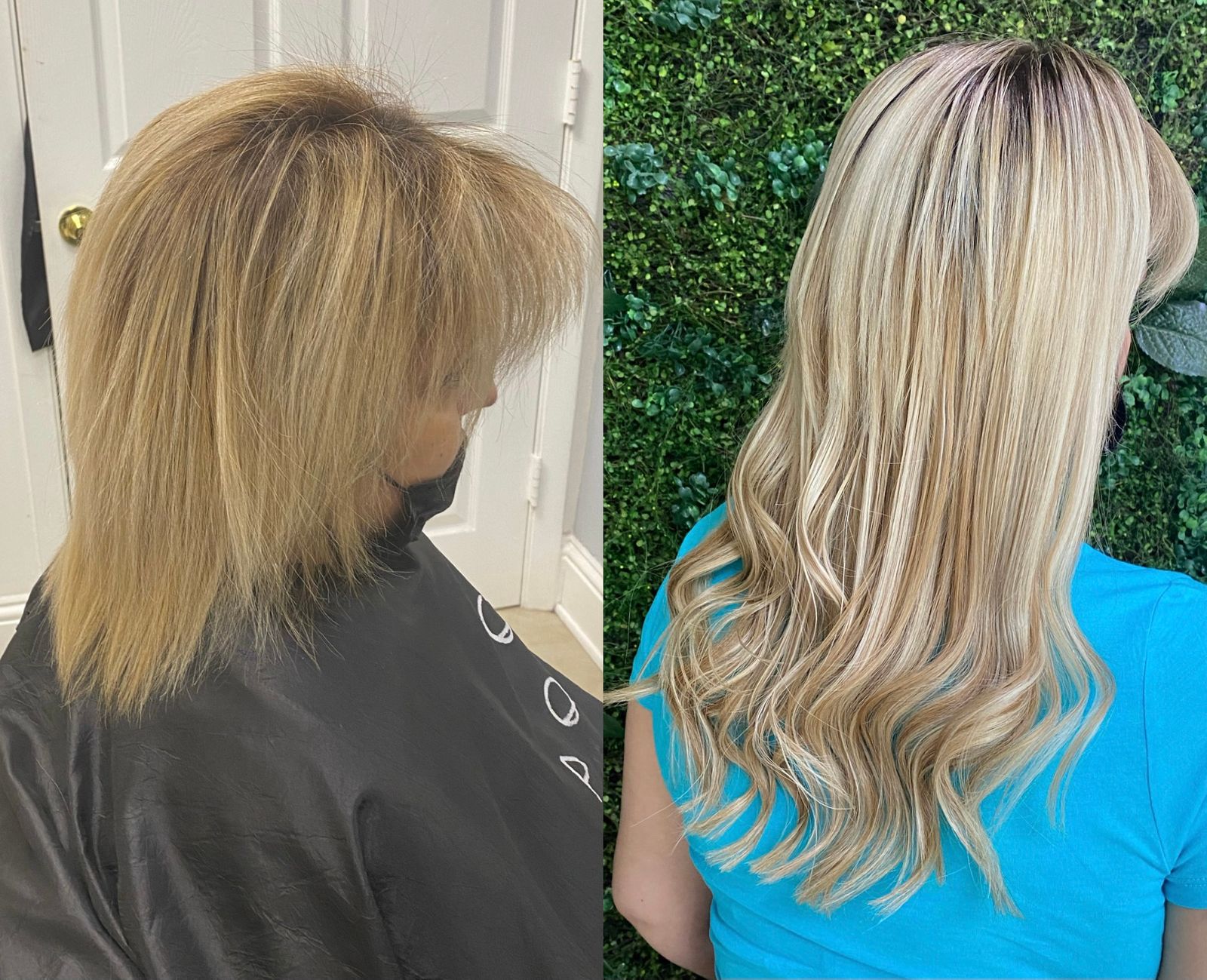Duo Tone Colors – Aqua Hair Extensions