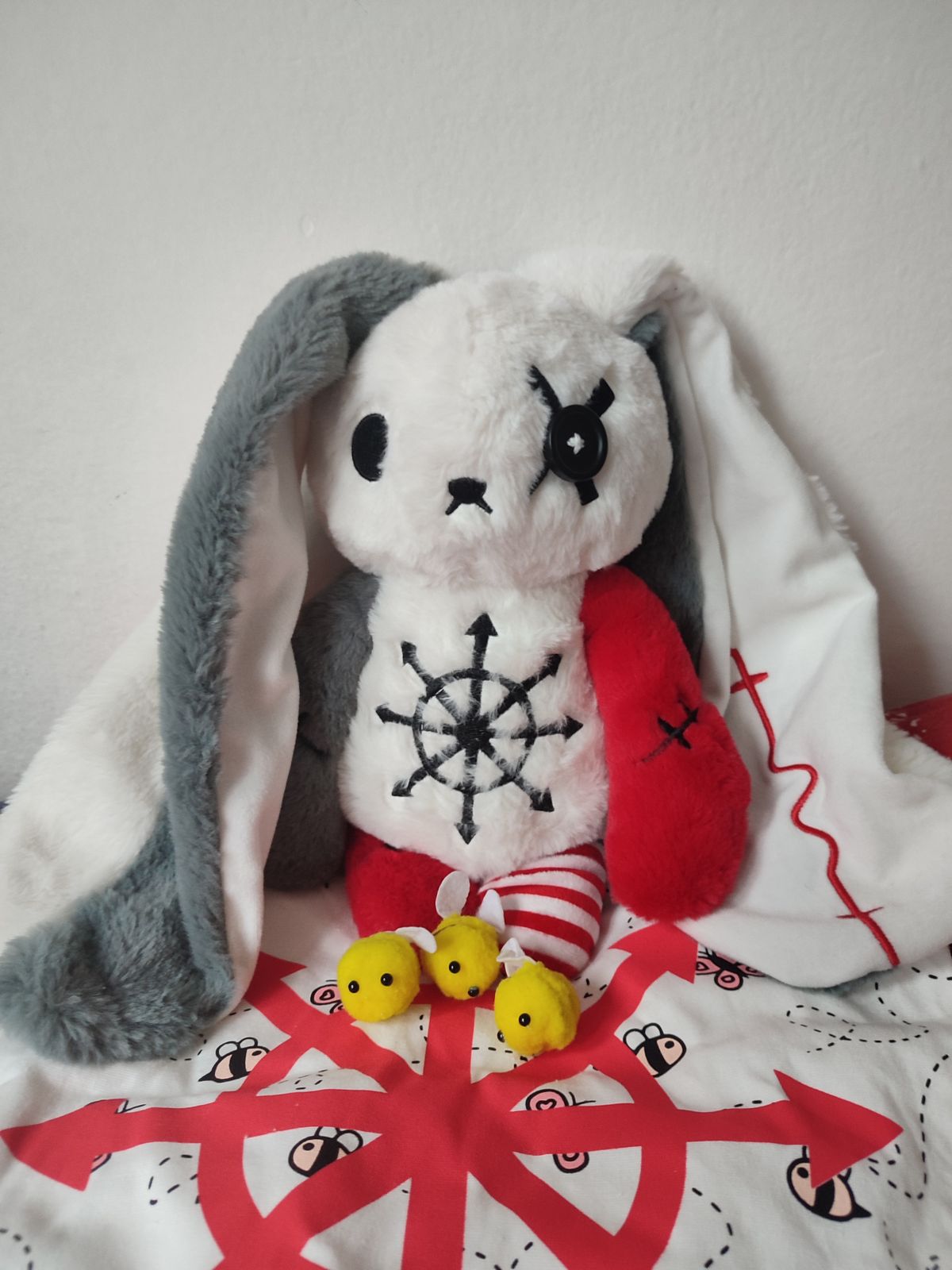 Plushie Dreadfuls - ADHD Rabbit - Plush Stuffed Animal | Mysterious