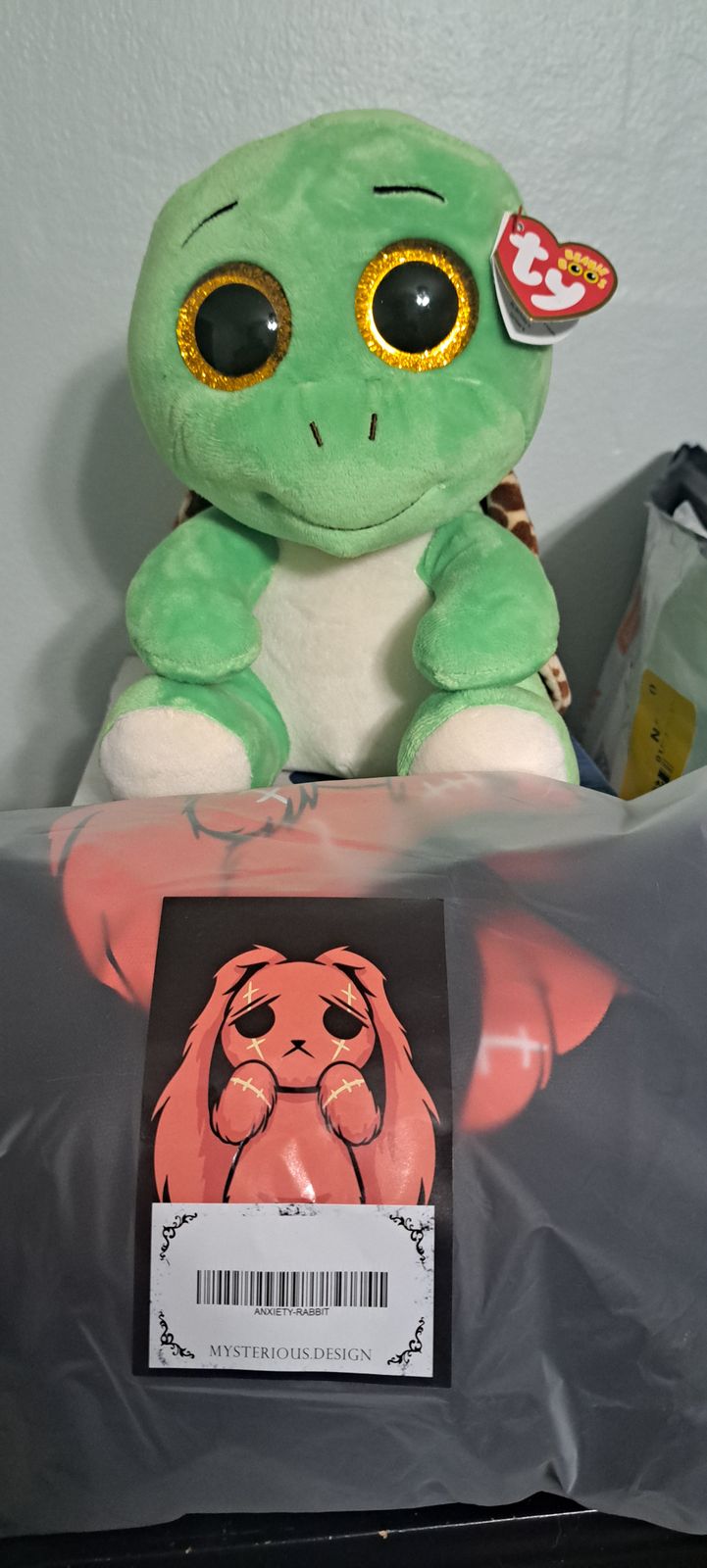 Plushie Dreadfuls - Anxiety Rabbit - Plush Stuffed Animal | Mysterious