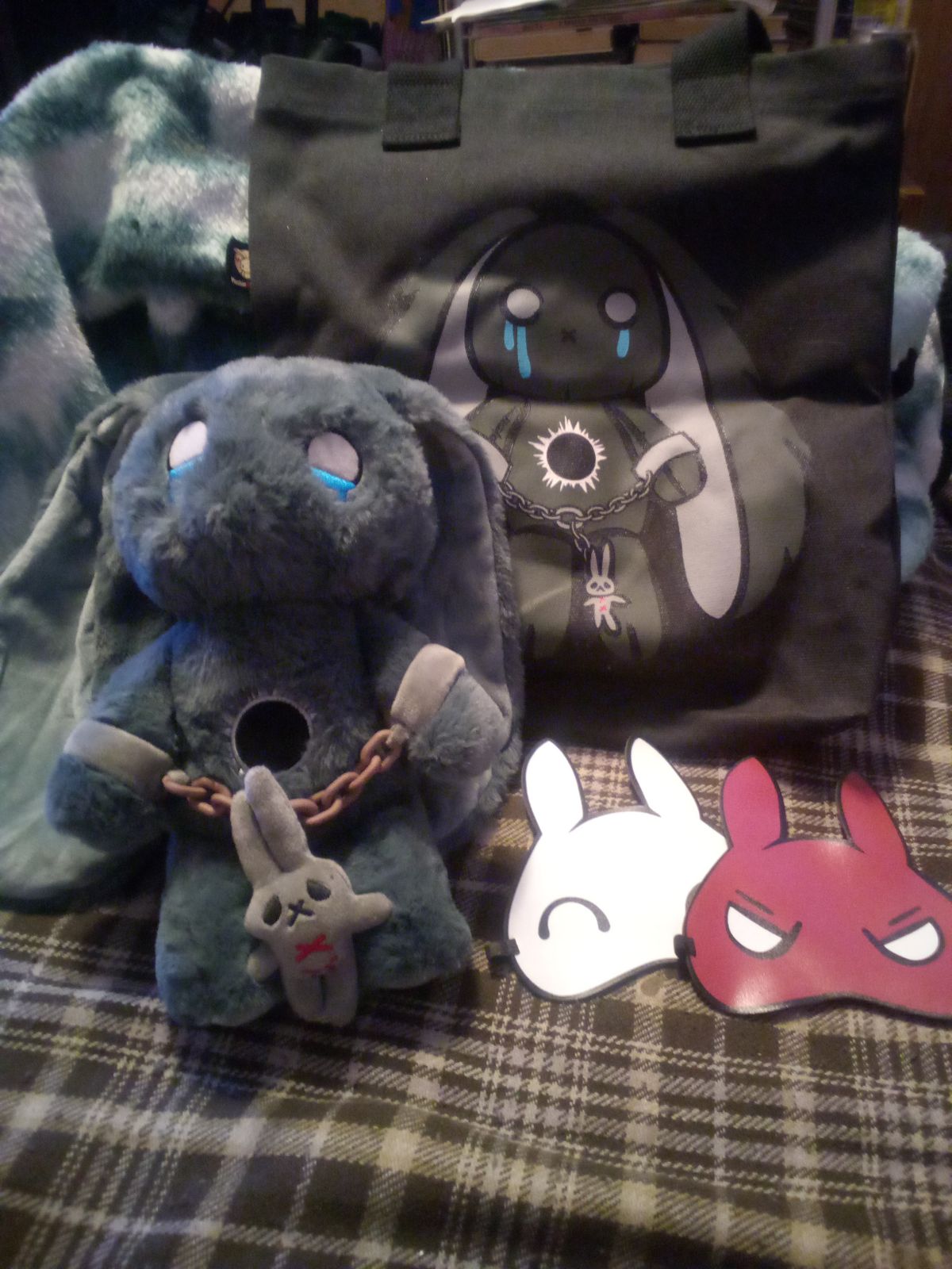 Plushie Dreadfuls - PTSD Bunny - Plush Stuffed Animal | Mysterious