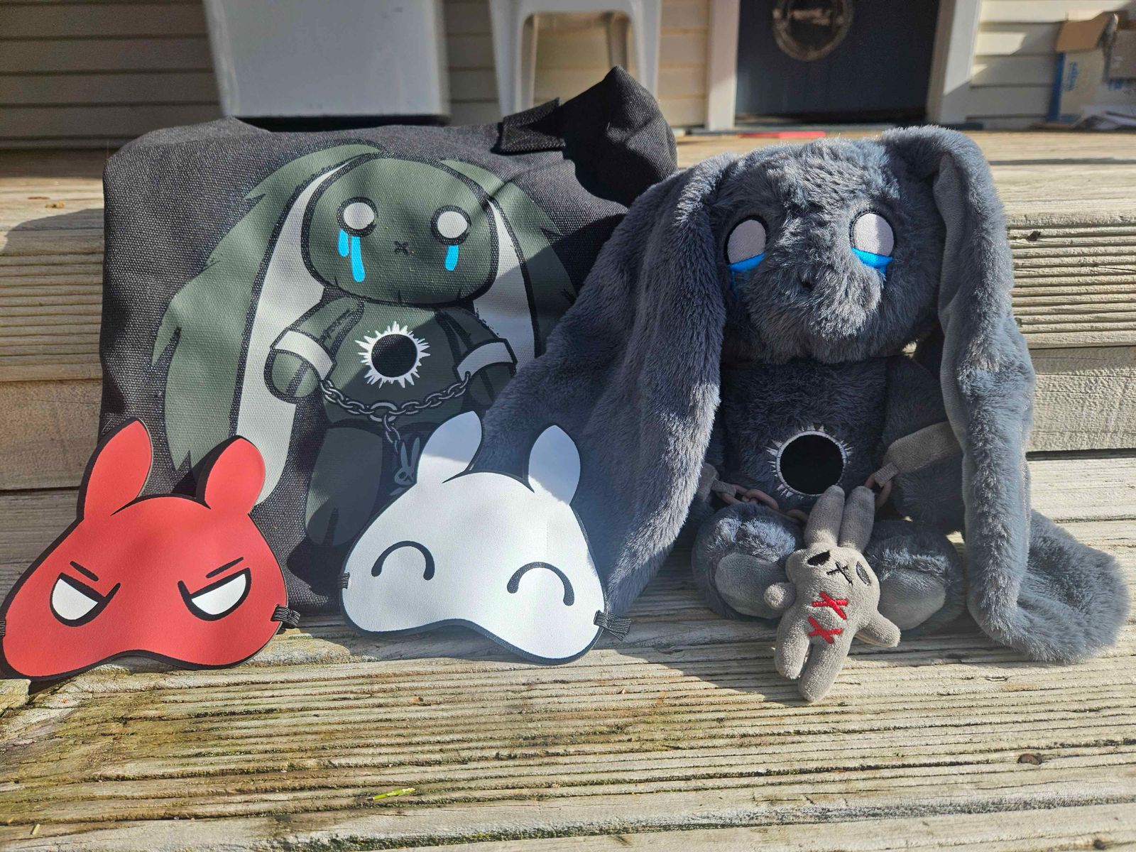 Plushie Dreadfuls - PTSD Bunny - Plush Stuffed Animal | Mysterious