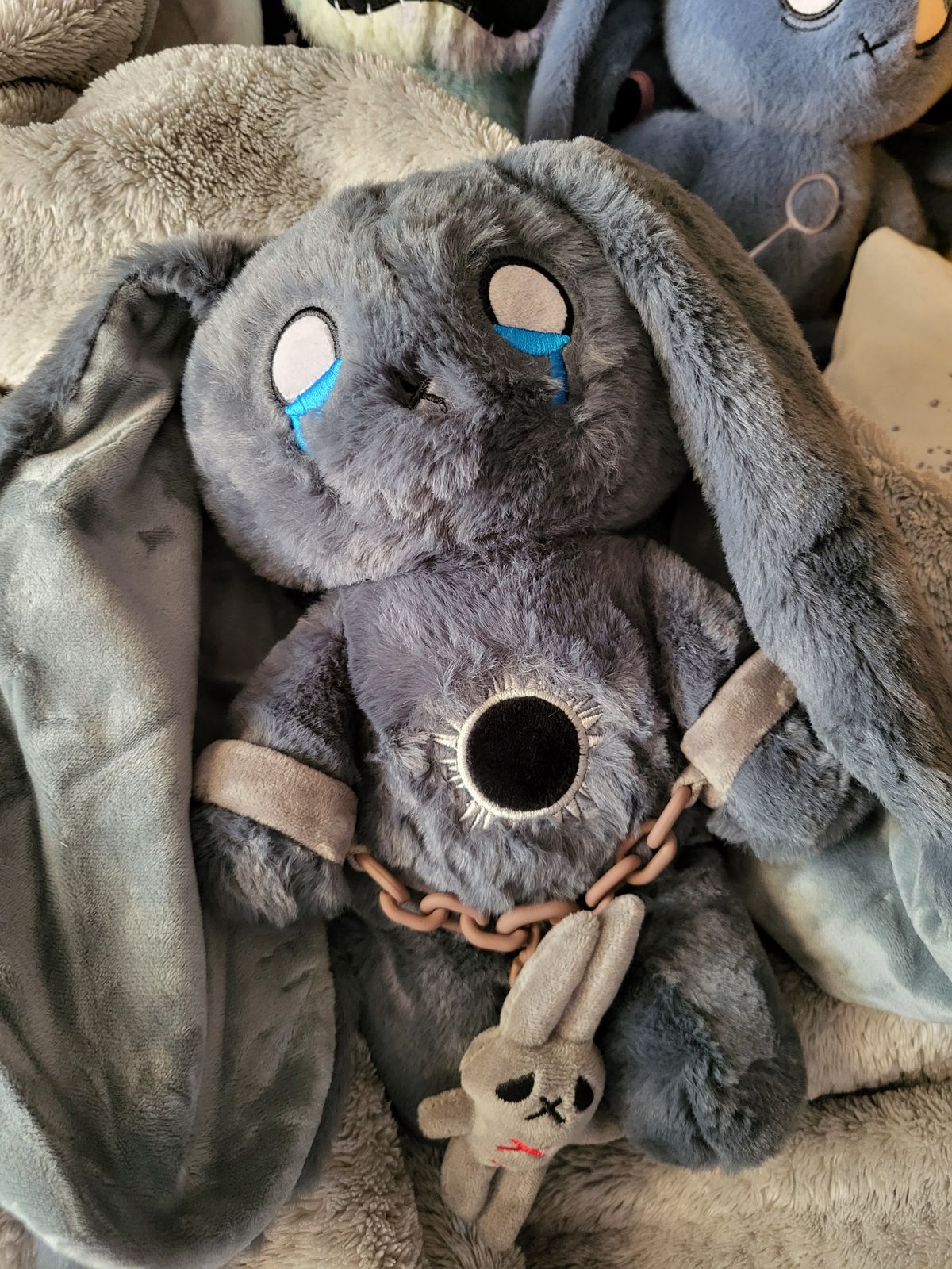 Plushie Dreadfuls - PTSD Bunny - Plush Stuffed Animal | Mysterious