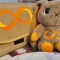 Plushie Dreadfuls - Autism Spectrum Rabbit Gold Edition - Plush Rabbit ...