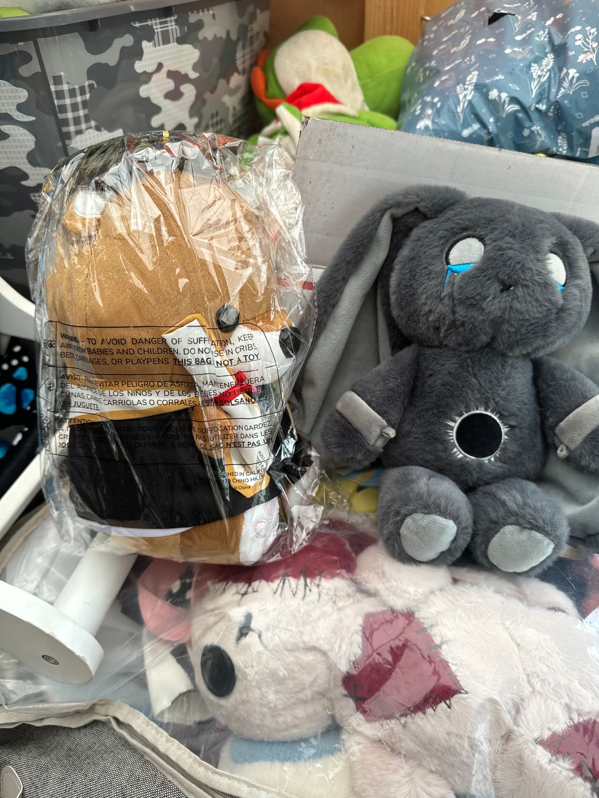 Plushie Dreadfuls - PTSD Bunny - Plush Stuffed Animal | Mysterious