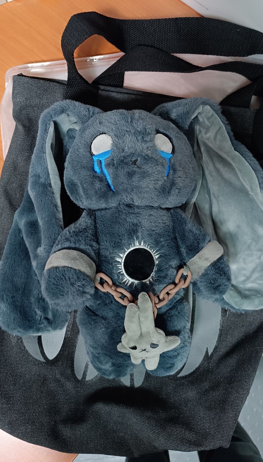 Plushie Dreadfuls - PTSD Bunny - Plush Stuffed Animal | Mysterious