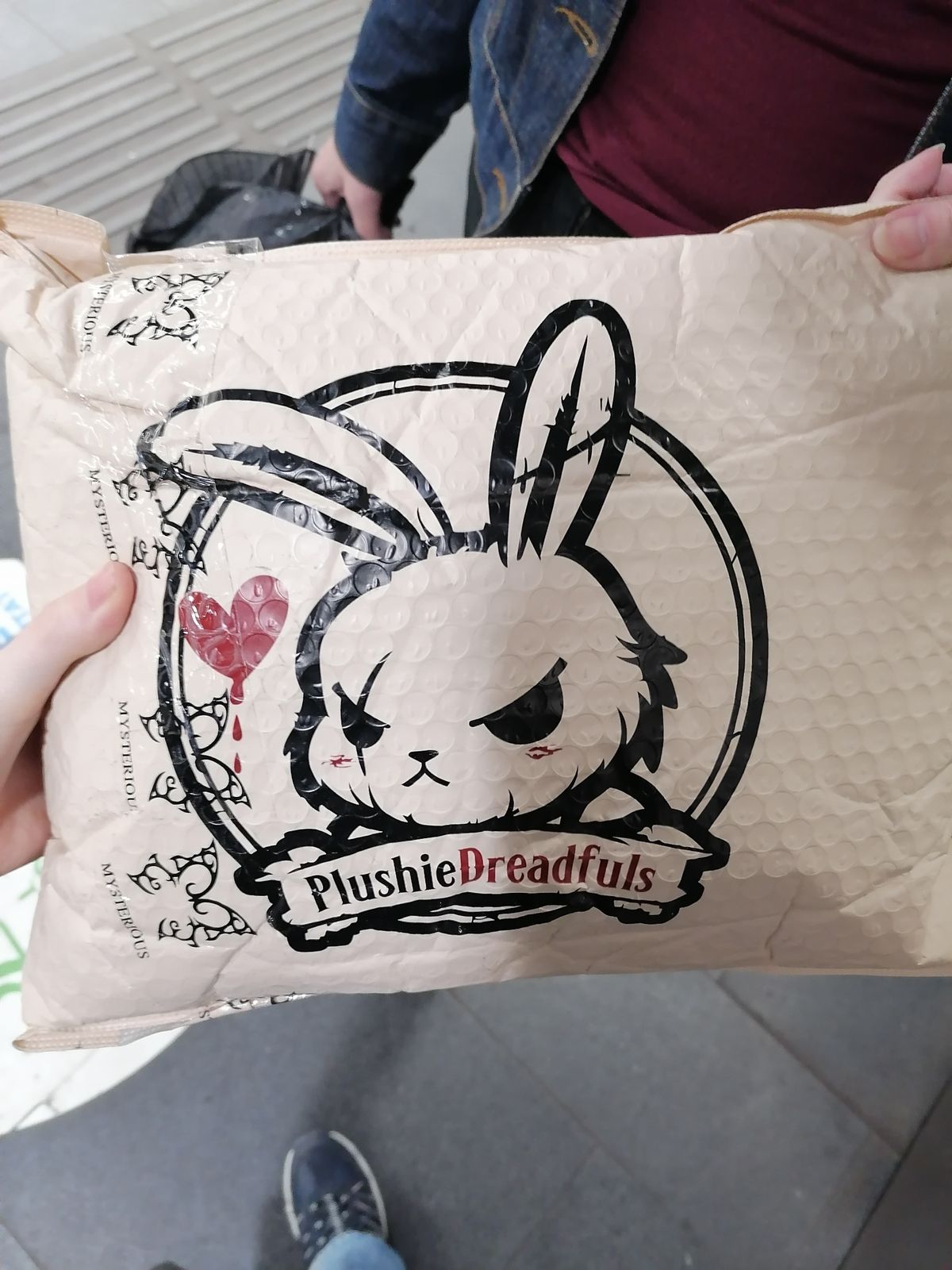 Plushie Dreadfuls - Depression Rabbit V2- Plush Stuffed Animal | Mysterious