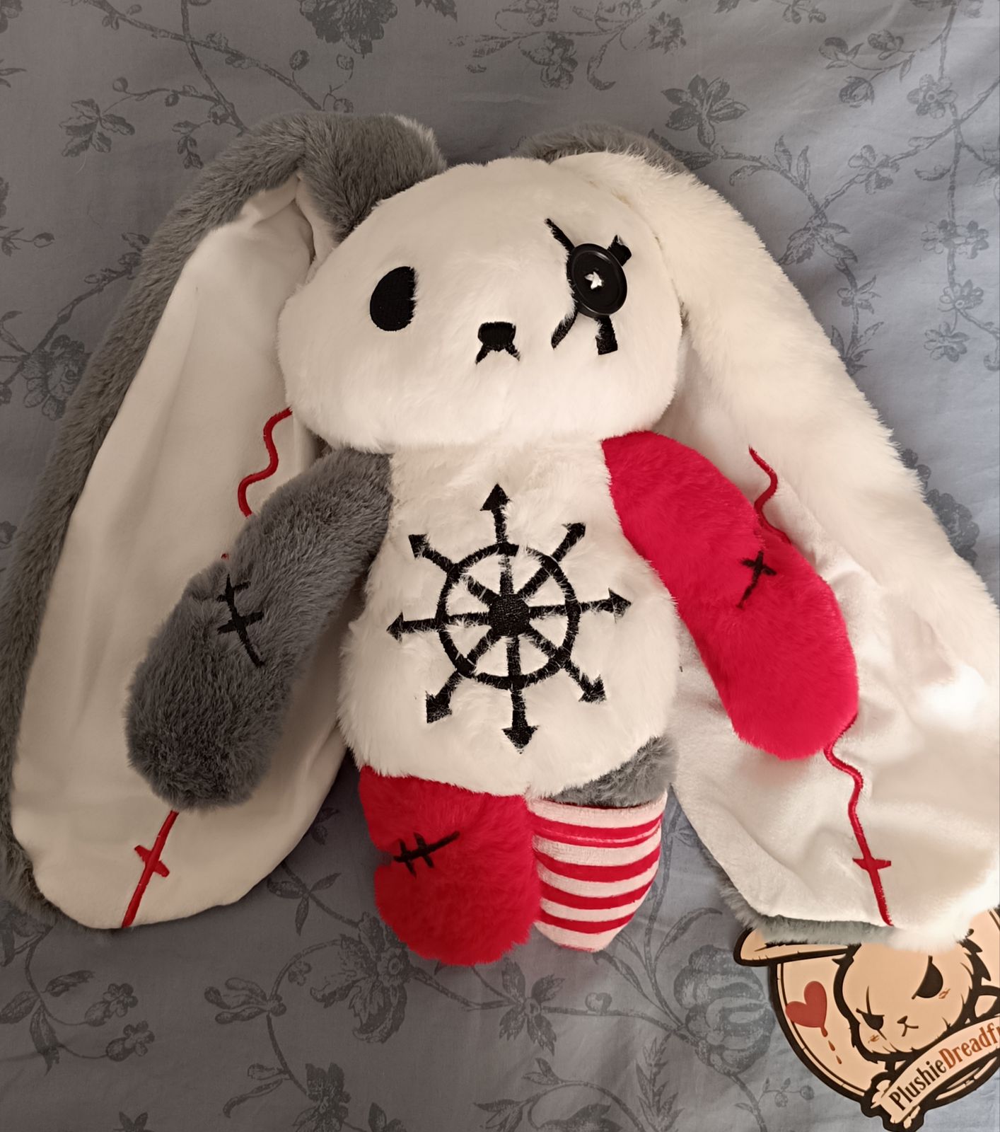 Plushie Dreadfuls - ADHD Rabbit - Plush Stuffed Animal | Mysterious