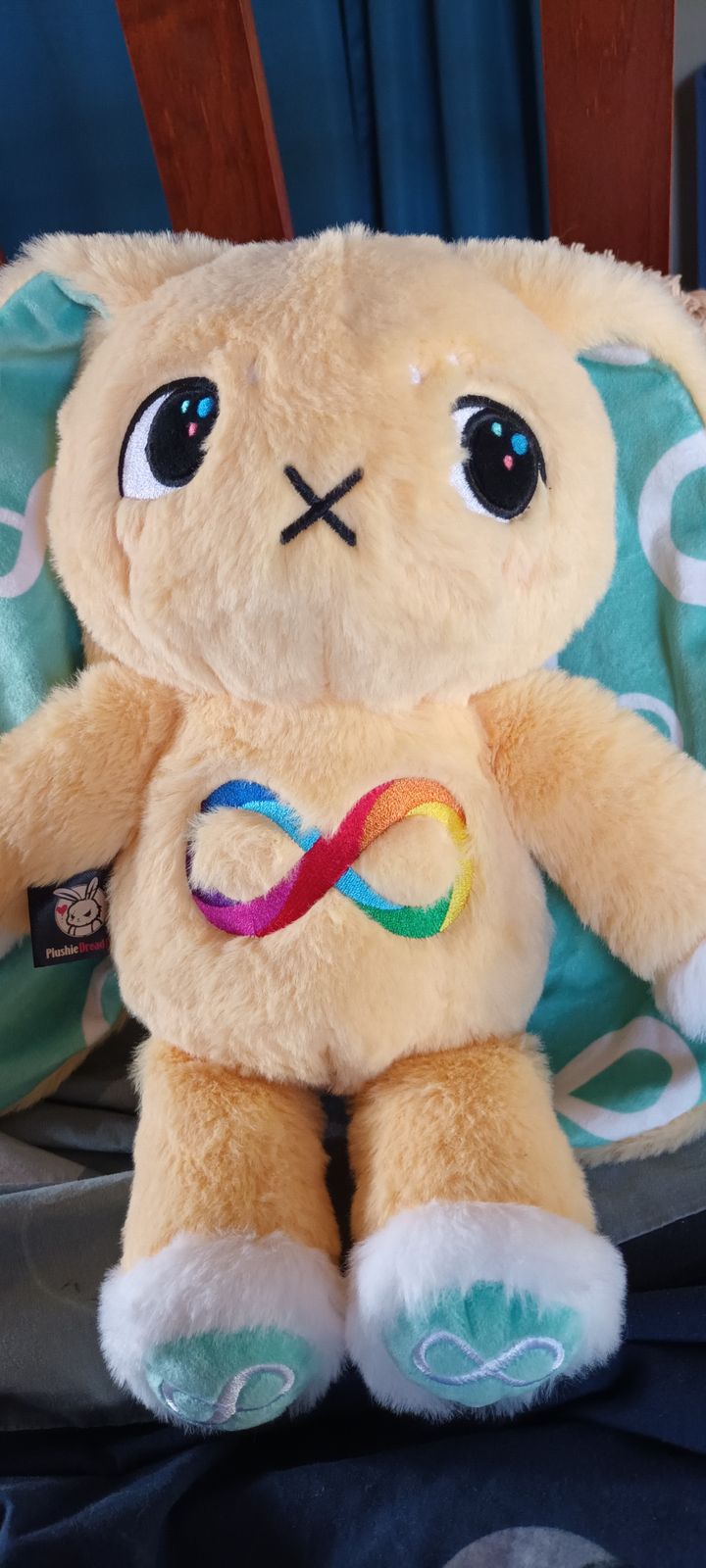 Plushie Dreadfuls - Autism Spectrum Rabbit - Plush Rabbit Stuffed Anim ...