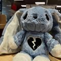Plushie Dreadfuls - Depression Rabbit V2- Plush Stuffed Animal | Mysterious