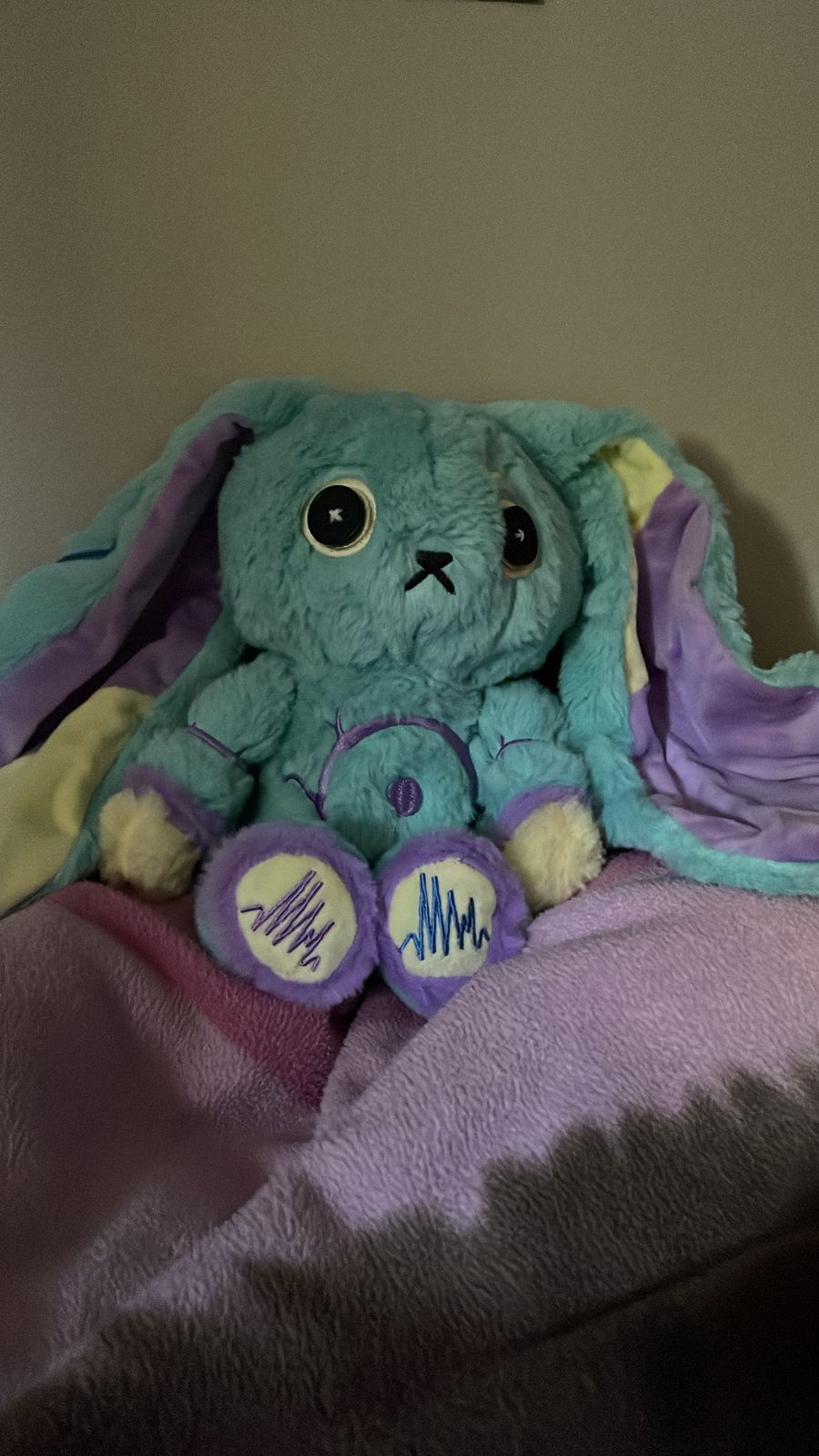Plushie Dreadfuls - Epilepsy Rabbit - Plush Stuffed Animal | Mysterious