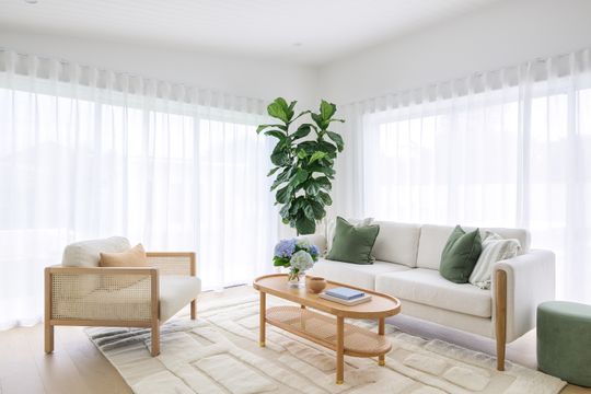 Hendrix Asymmetrical Striped Jute Wool Runner Rug