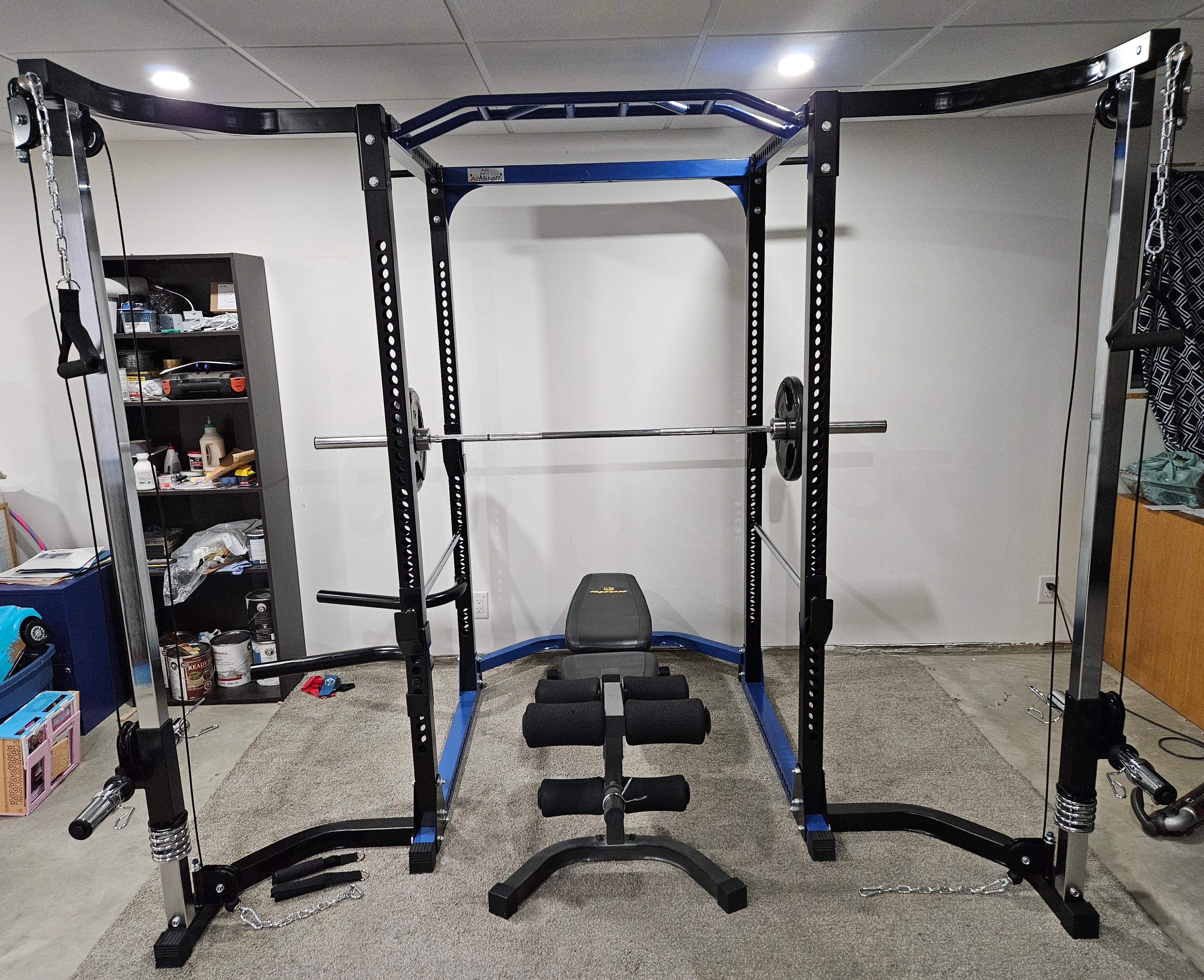 Squat Rack Core Fitness Dumbbells Reddit Rogue Reddit Garage Gym ...