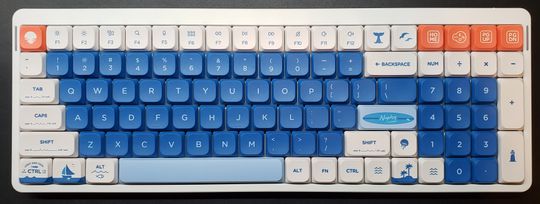 Shiokaze nSA Dye-sub PBT Keycaps | NUPHY®