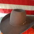 American 40X Steel Open Crown 4-1/4in. Brim Felt Cowboy Hat