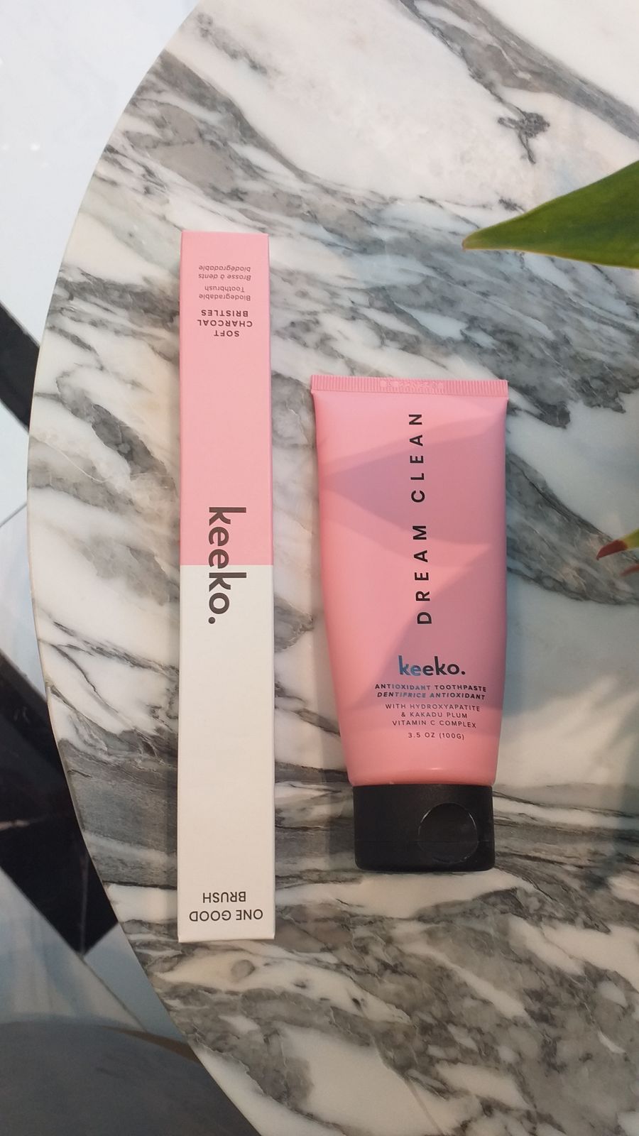 Keeko Oral Care - Antioxidant Toothpaste & Biodegradable Toothbrush Set