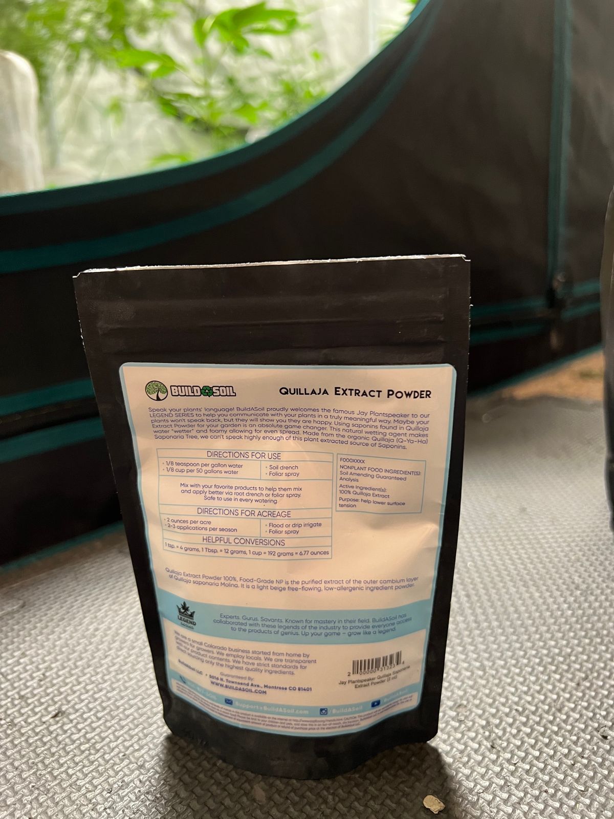 Jay Plantspeaker's Quillaja Saponaria Extract Powder - BuildASoil