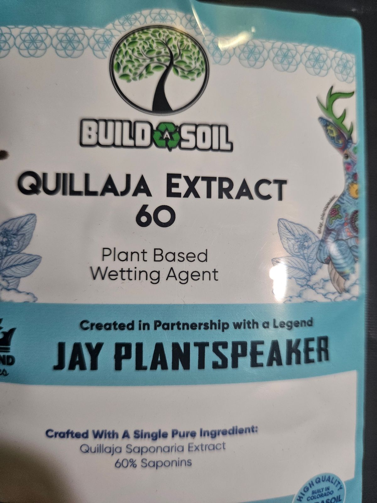BuildASoil Quillaja Saponaria Extract Powder 60%