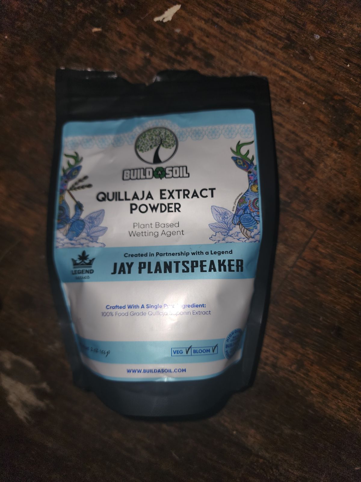 BuildASoil Quillaja Saponaria Extract Powder 60%