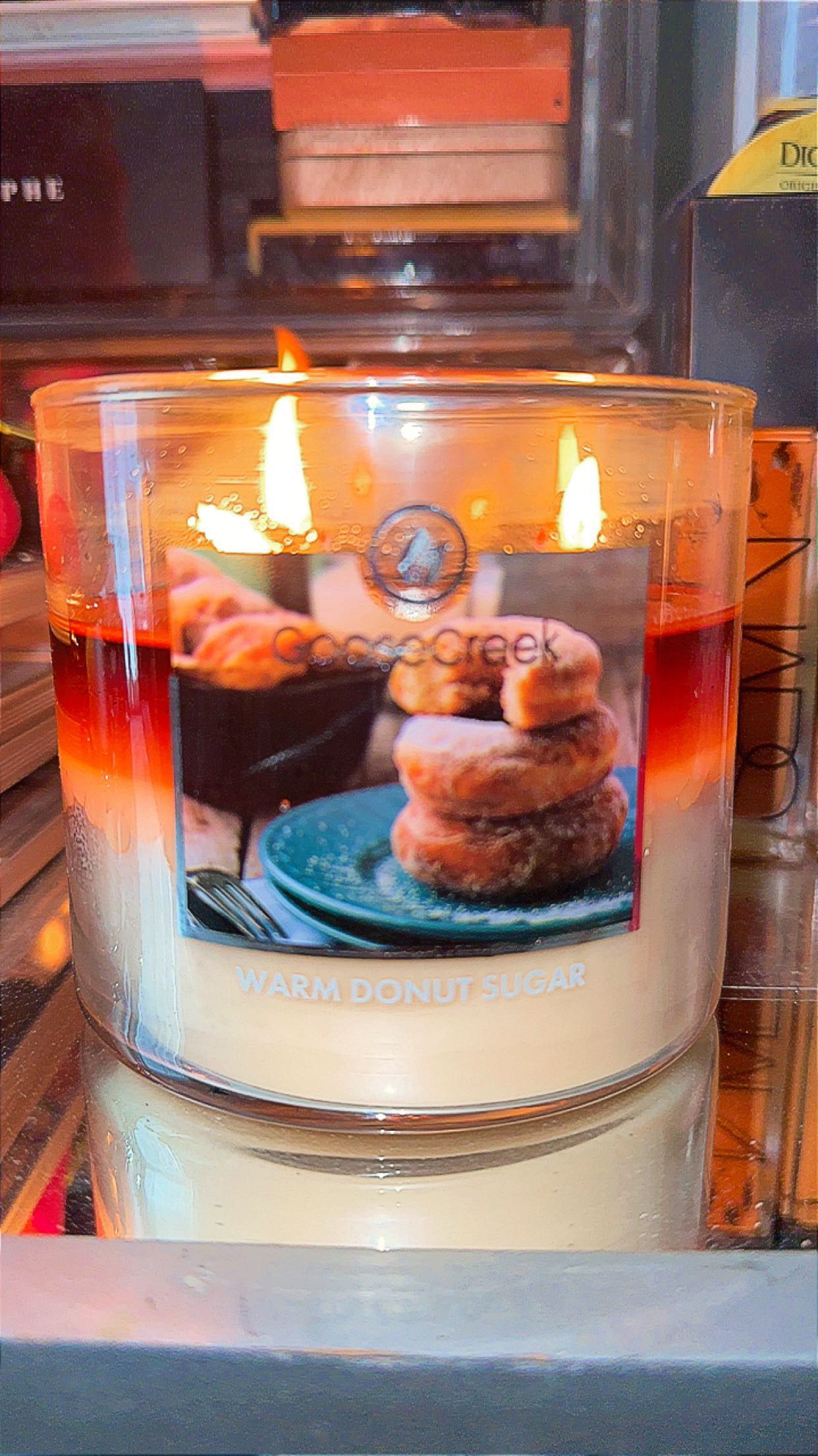Cinnamon Sugar Donut Candle