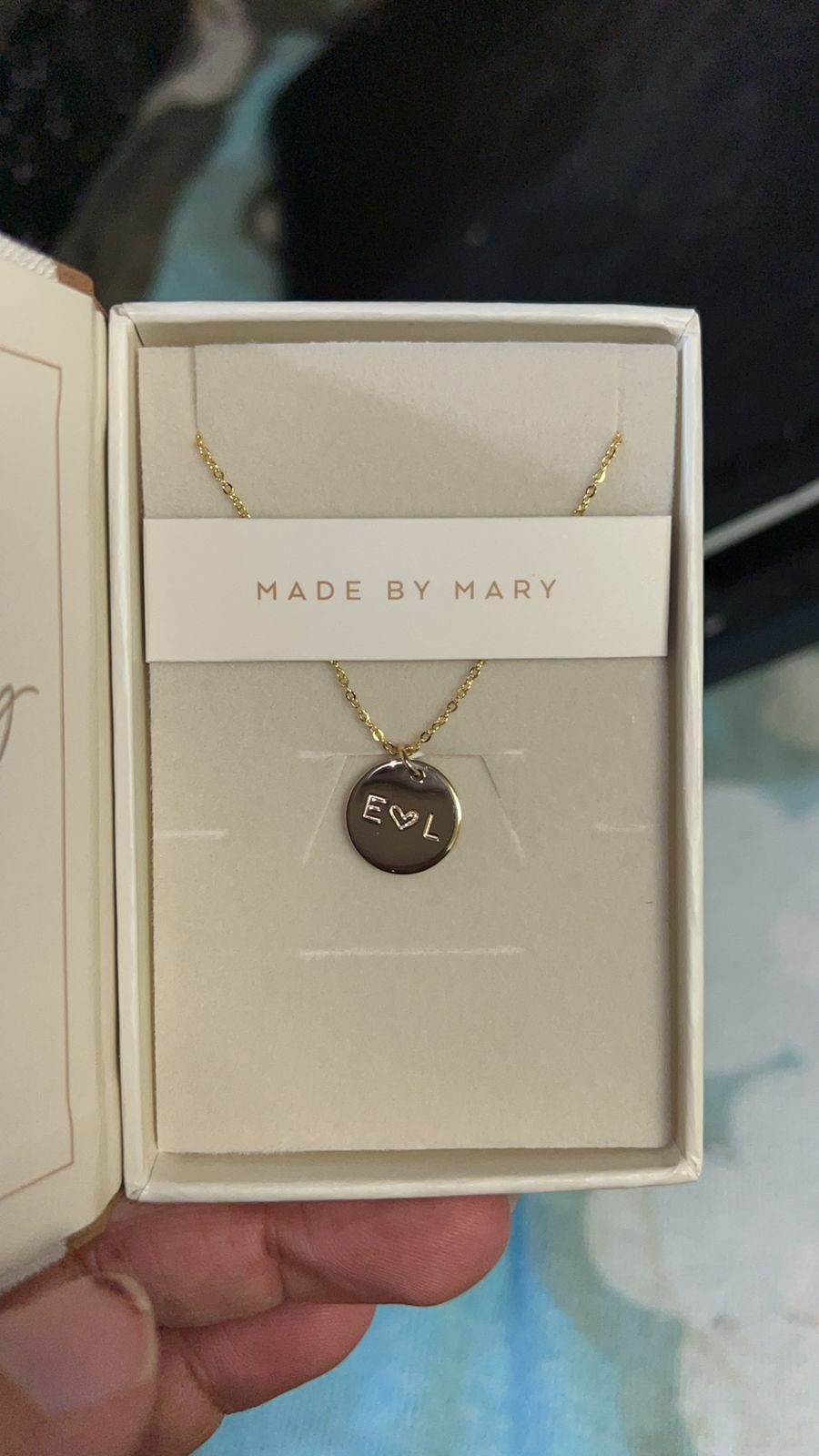 Made by mary initial necklace store