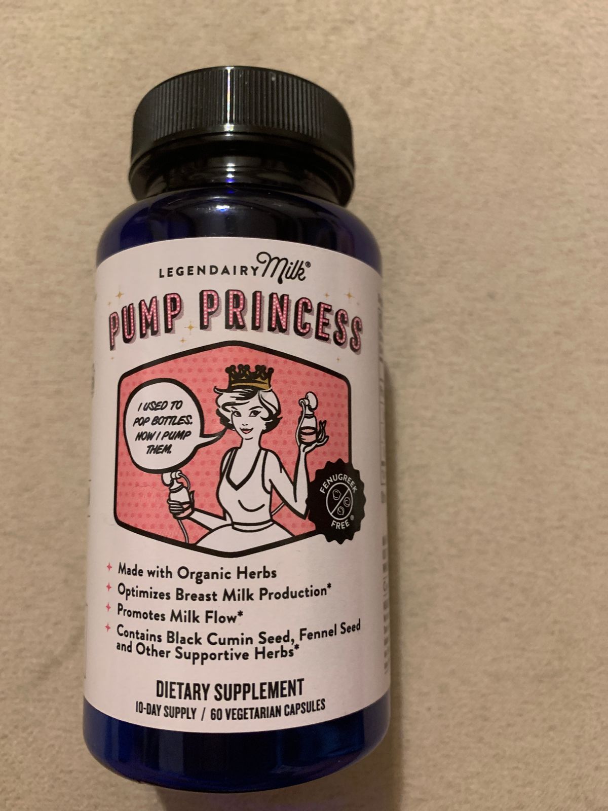 Pump Princess Organic Lactation Blend - Breast Milk Supplement ...