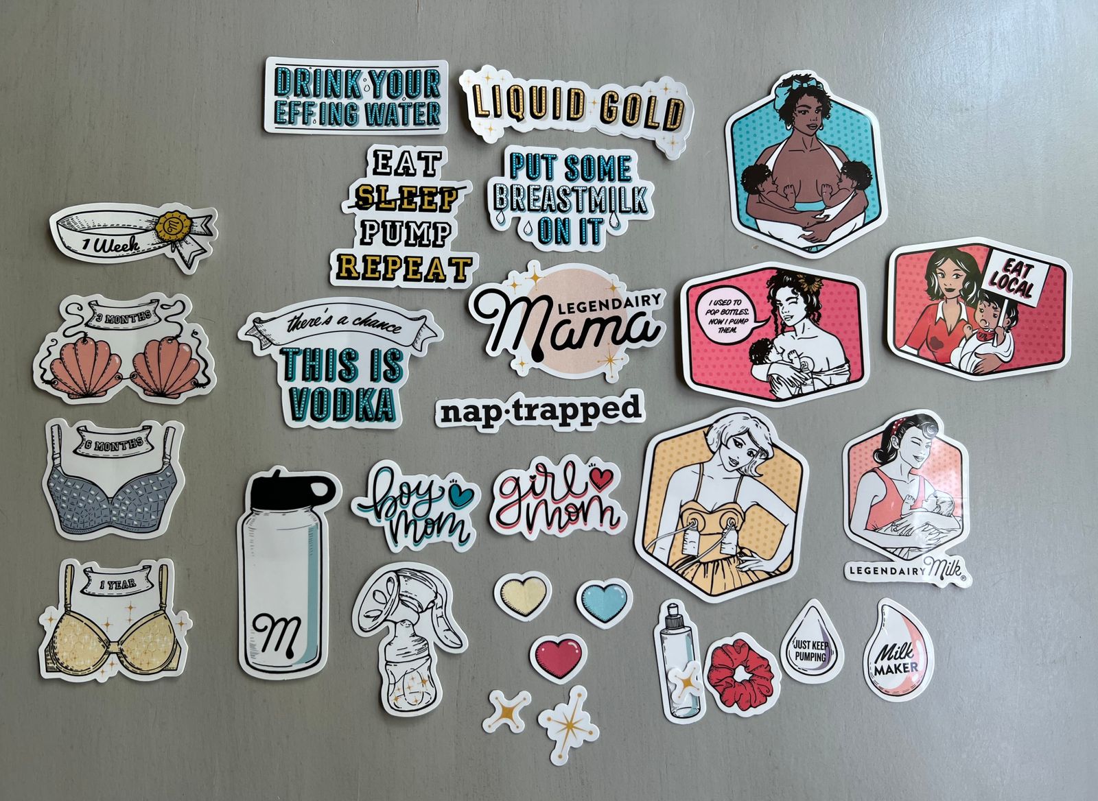 Breastfeeding Sticker Pack | Legendairy Milk