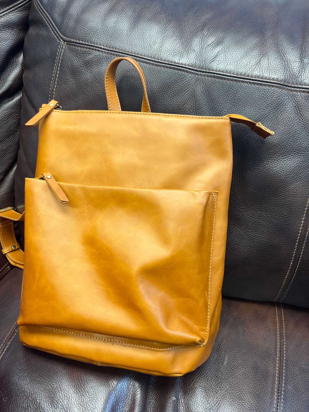 Leather Backpack | Women's Laptop Backpack | Andar