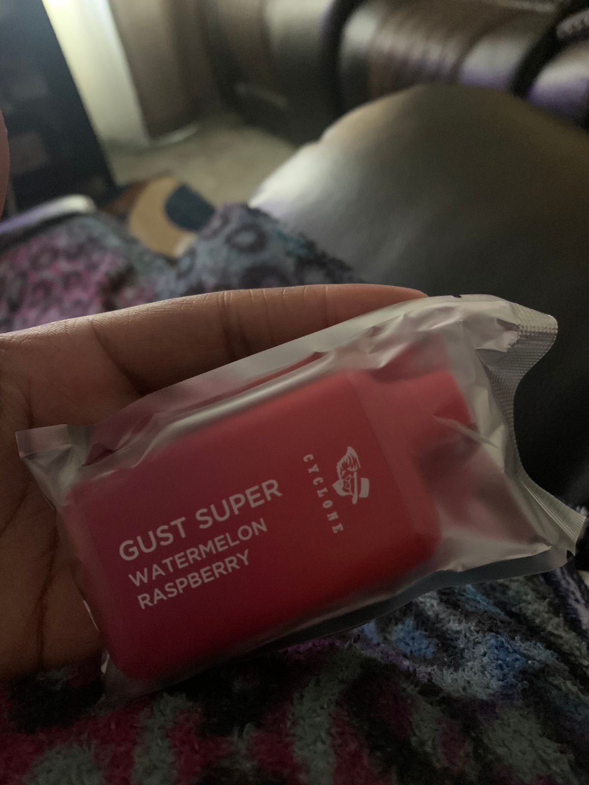Nicotine Free Disposable Gust Super Mango Peach – Cyclone Pods