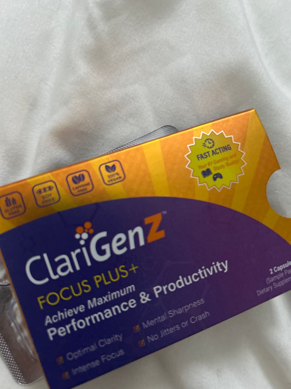 ClariGenZ Focus Plus+ - All Natural Brain Focus Supplement#N#– ClarigenZ