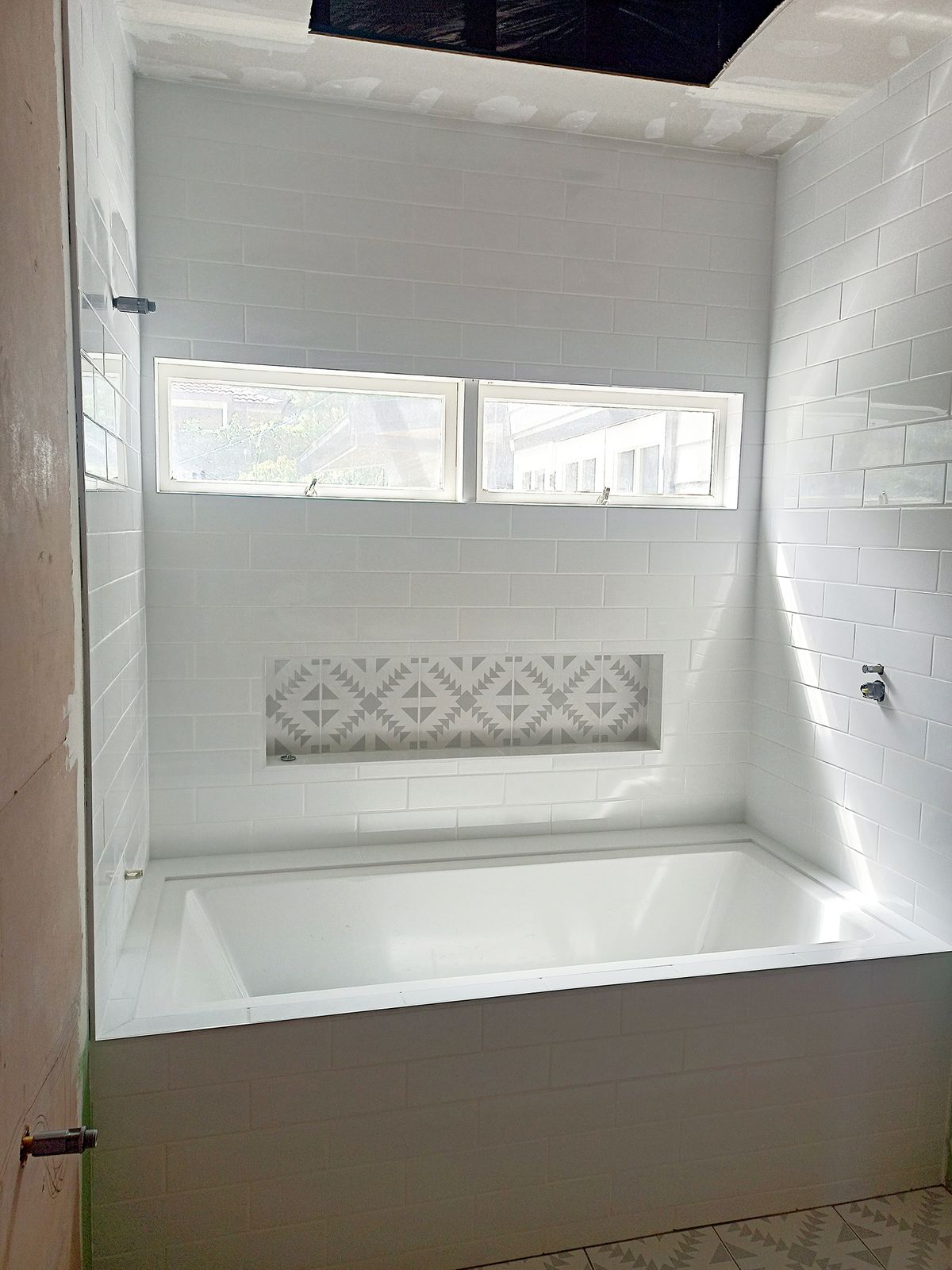 Boat Harbour Beach Terracotta Encaustic Look Hexagon Tile | TileCloud