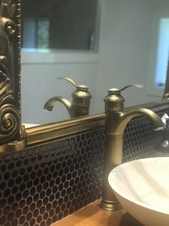 Broadwater Grey Mix Gloss Penny Round Mosaic Tile | TileCloud