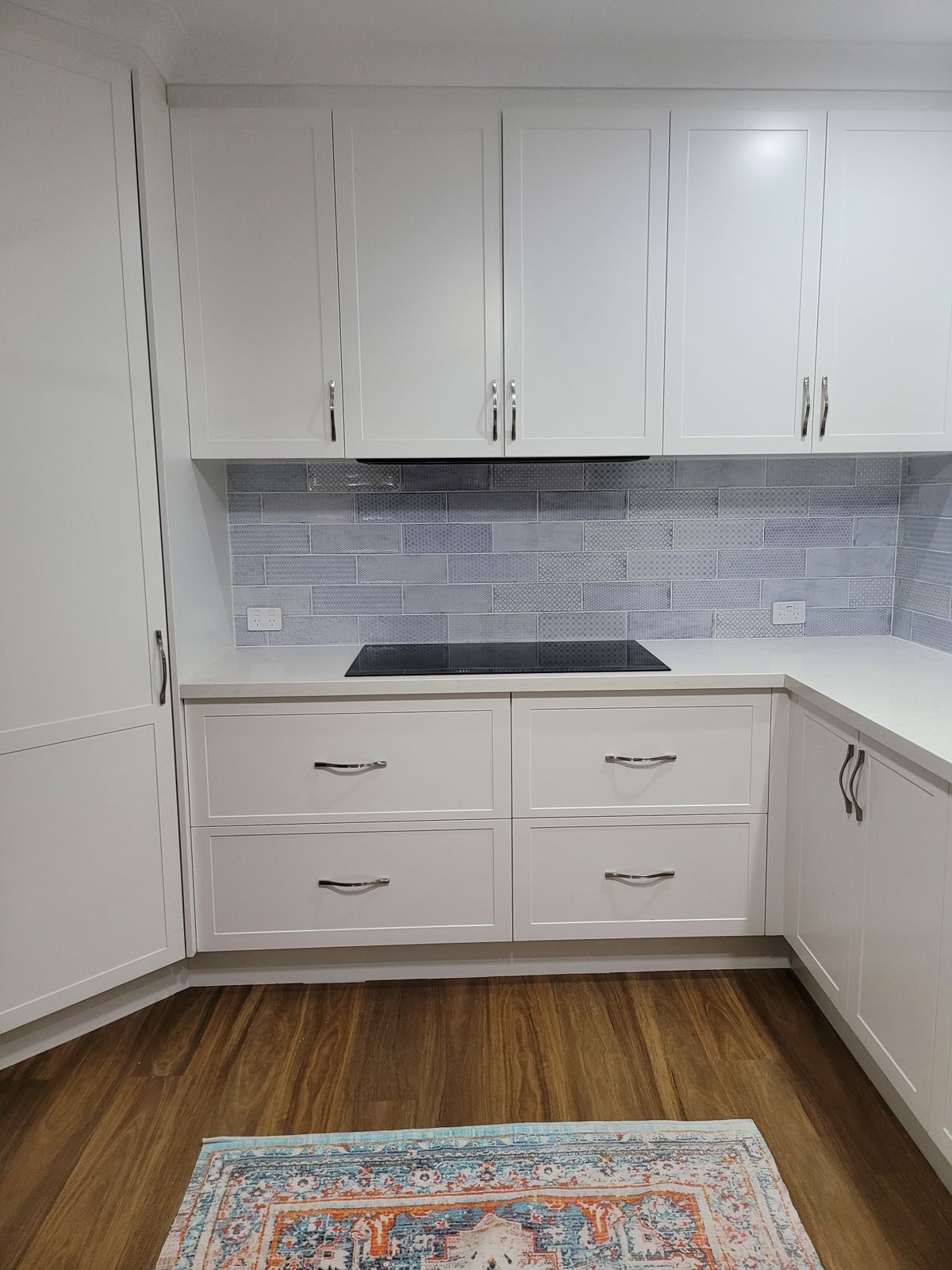 Lennox Head Gloss Blue Pattern Tile | TileCloud