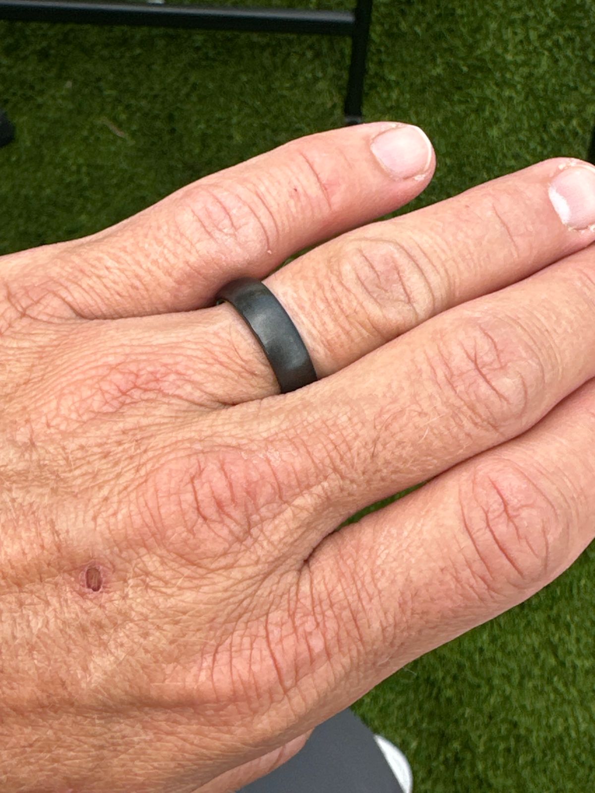 Ridge | Forged In Nature Collection | Mopane Wood Rounded Ring - Ridge AU