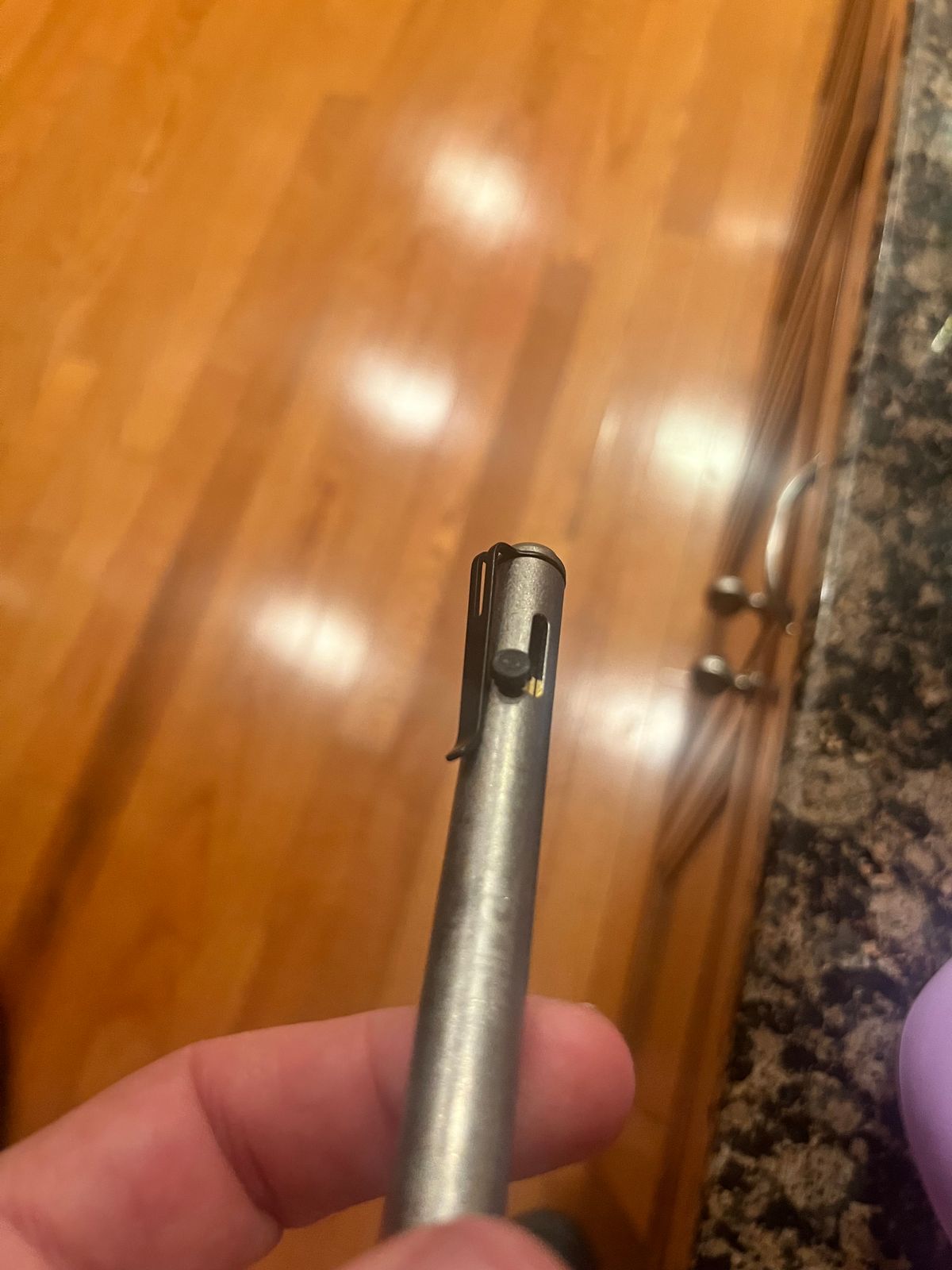 Bolt Action Pen - Black - Knurled Textured Grip // The Ridge