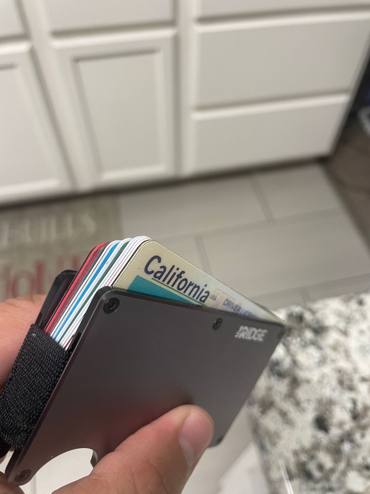 The Ridge Wallet: Aluminum - Gunmetal - The Ridge CA