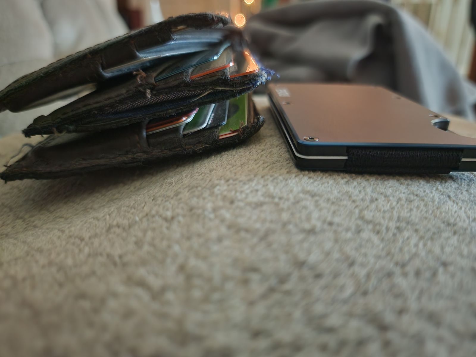 The Ridge Wallet: Titanium - Burnt - Ridge CA