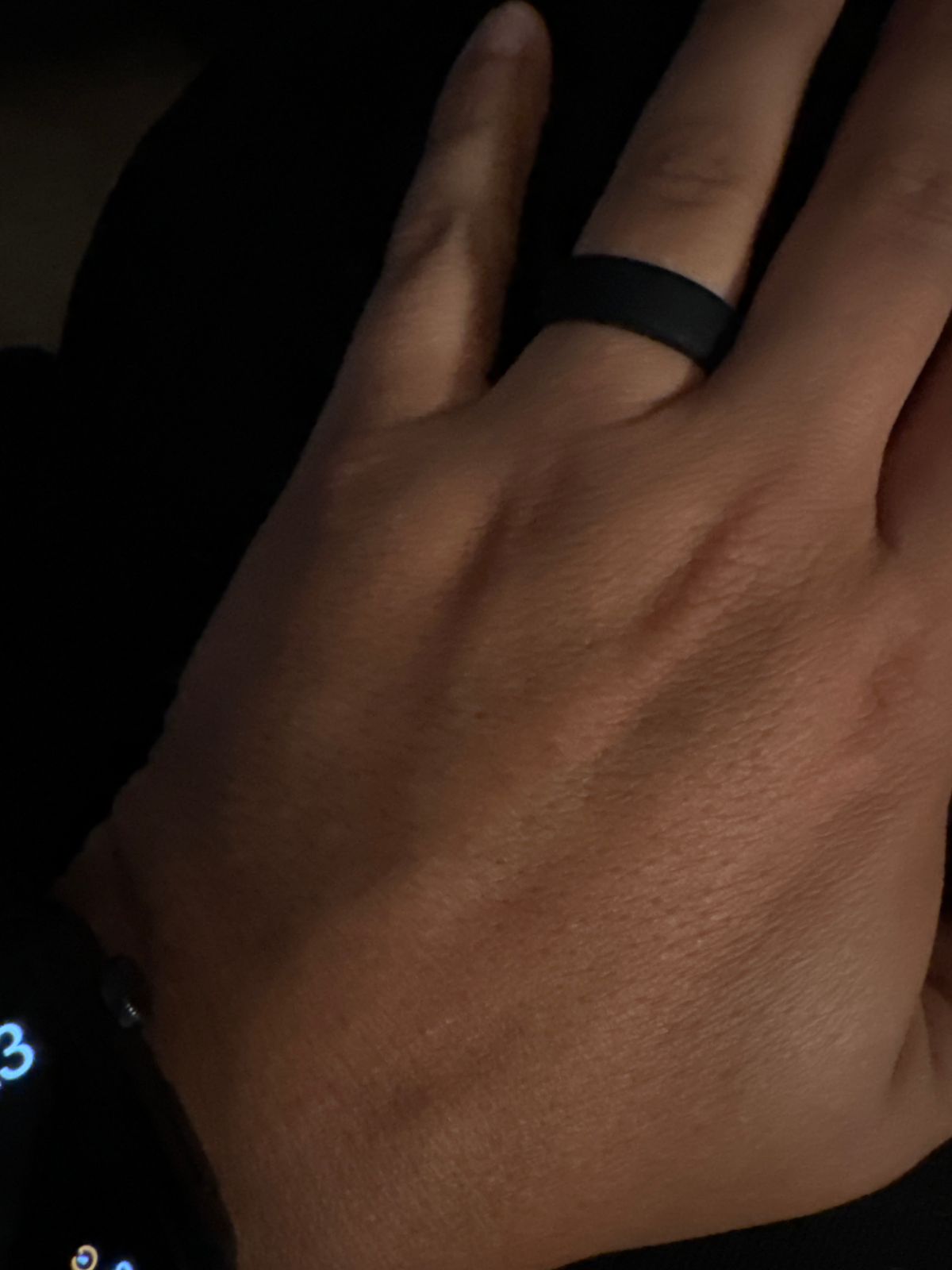 Burnt Titanium Men's Wedding Band - The Ridge - Ridge CA