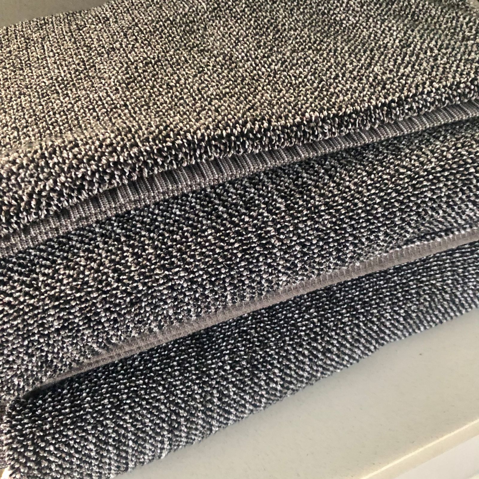 Tweed Coal Bath Towel Set - Luxury towels from L&M Home