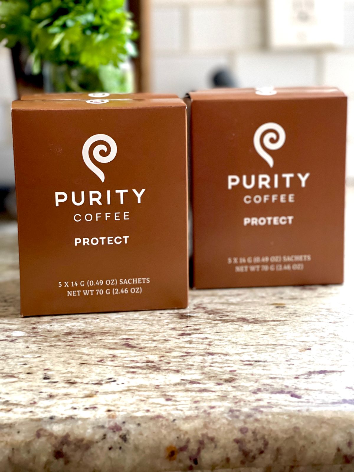 PROTECT: Light-Medium Roast Single-Serve Coffee Sachets – Purity Coffee