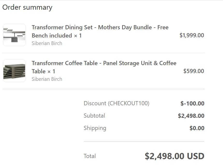 Extendable Dining Table with Bench | Transformer Table