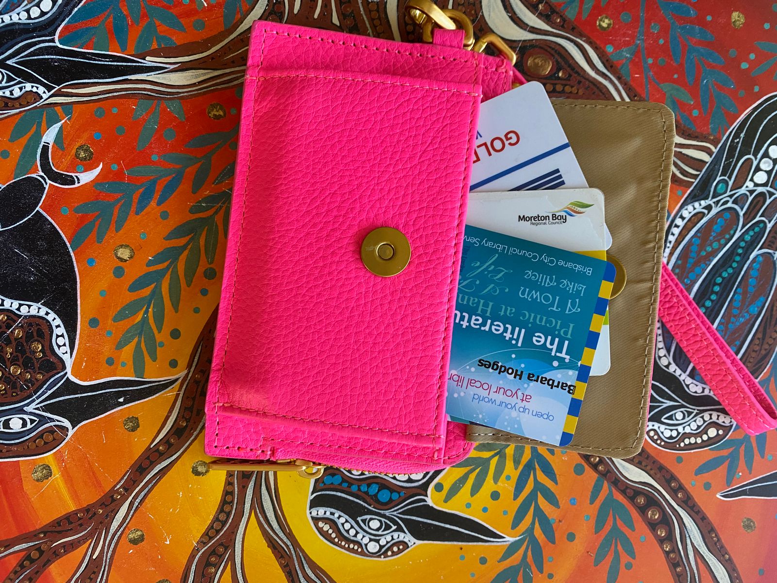 Leather Mini Wallet, Black, Small Zip Compact Slim Wallet | BON MAXIE