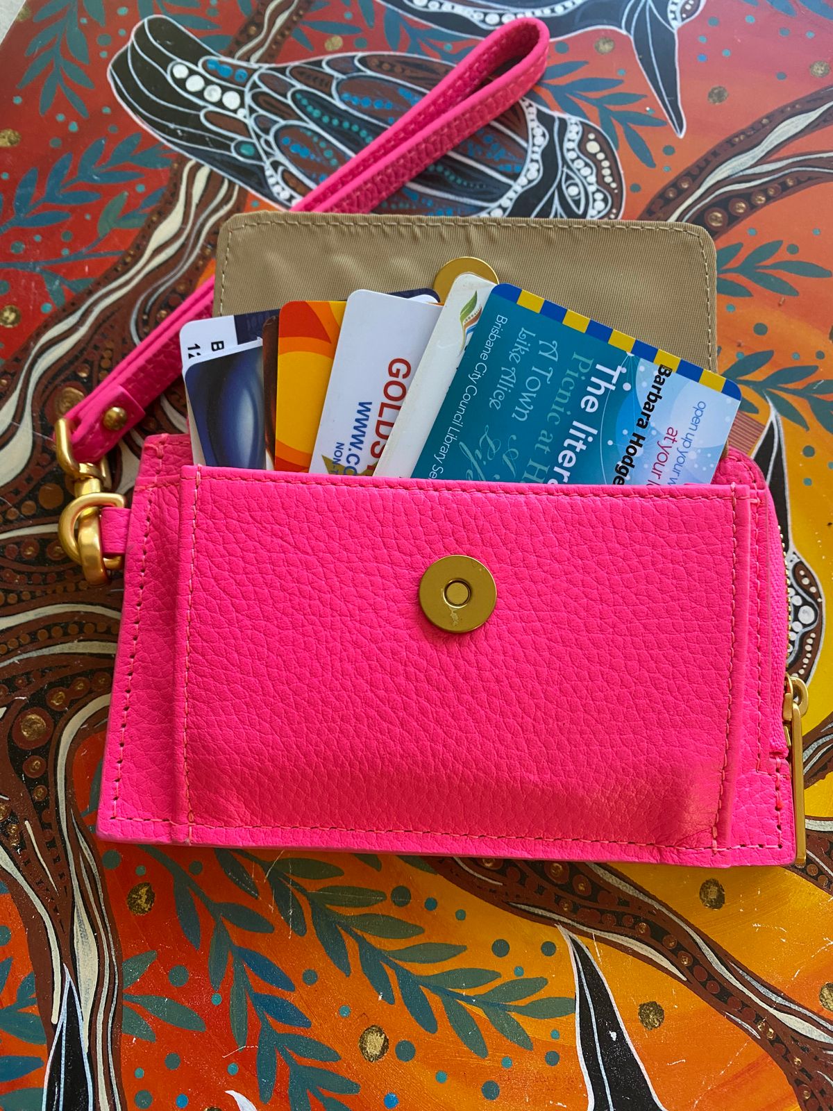 Leather Mini Wallet, Black, Small Zip Compact Slim Wallet | BON MAXIE